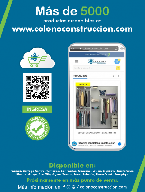 Colono Construcción Sucursal Pérez Zeledón en Pérez Zeledón, Zona Sur ...